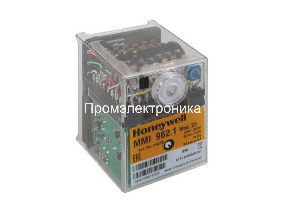 Контроллер горения (топочный автомат) Honeywell (Resideo) MMI 962.1 mod ...